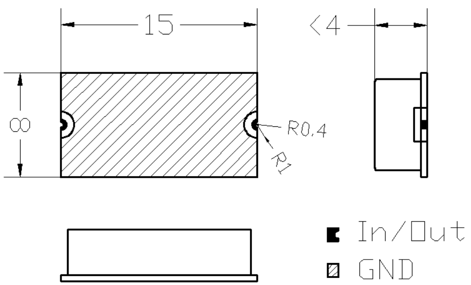 Filter-ZBF1-M13.8-1.4G-256 | Passband13.1~14.5GHz, DC-12.3GHz≥40dBc, 15 ...